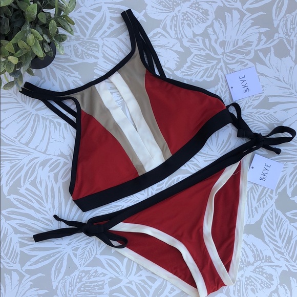 Skye Swimwear | Swim | Skye Swimwear Bikini Set Features Tie Side ...